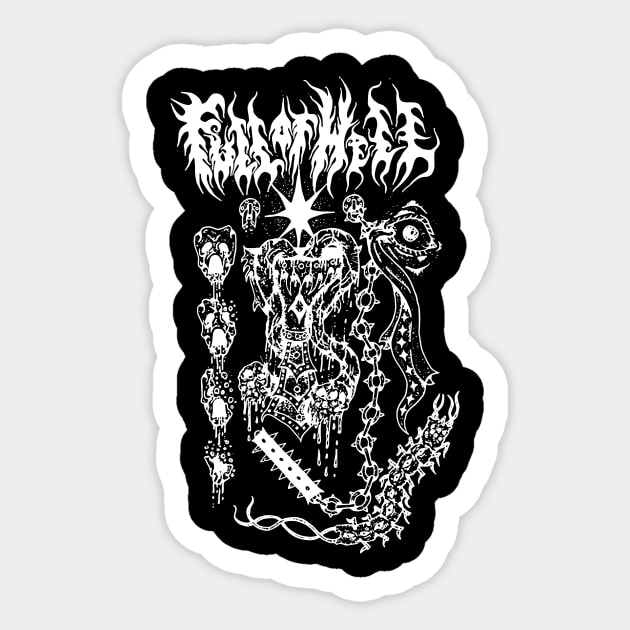 Full of Hell - Full Of Hell - Sticker | TeePublic